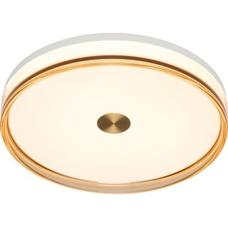 PageOne Lighting Luna 15.8' Led Flush mount - Bed Bath & Beyond - 40409194