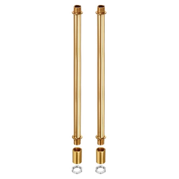 2set M10x1 Threaded Extension Rod Kit 200mm Coupling Nut with Pipe Hex ...