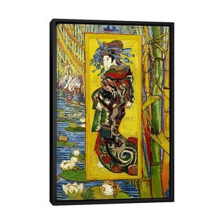 iCanvas "Courtesan (After Eisen)" by Vincent van Gogh Framed Canvas ...