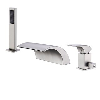 Single-Handle Tub-Mount Roman Tub Faucet with Hand Shower - Bed Bath ...