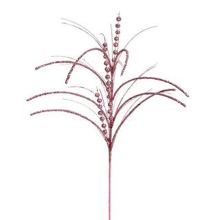 Vickerman 29" Pink Glitter Harvest Artificial Christmas Spray. Includes ...