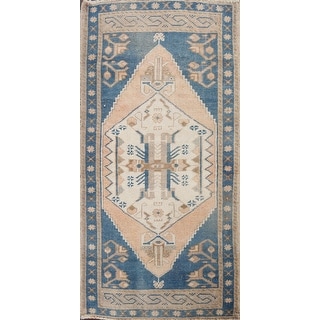 Geometric Turkish Anatolian Wool Area Rug Hand-knotted Oriental Carpet ...