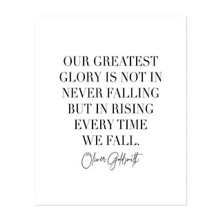 Typography Black White Inspirational Motivational Art Print/Poster ...