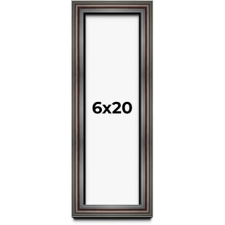 6x20 Shadow Box Frame Brown Cherry | 2.625 Inches Deep Pine Wood - Bed ...
