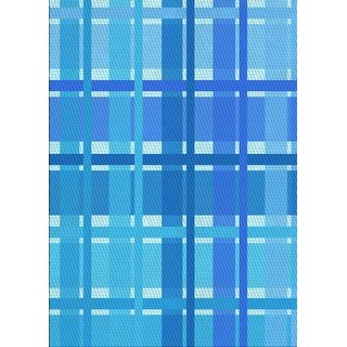 Ahgly Company Machine Washable Transitional Neon Blue Area Rugs - Bed ...