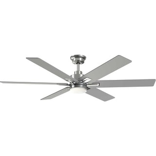 Progress Lighting P250103-CS Dallam 60" 6 Blade Indoor LED Ceiling Fan ...