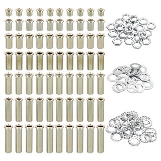 140pcs M10 Round Hollow Screw Bolts Through Hole Bolt Lamp Fasteners ...