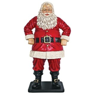 Design Toscano Large Jolly Santa Claus Statue - Multi - Bed Bath ...