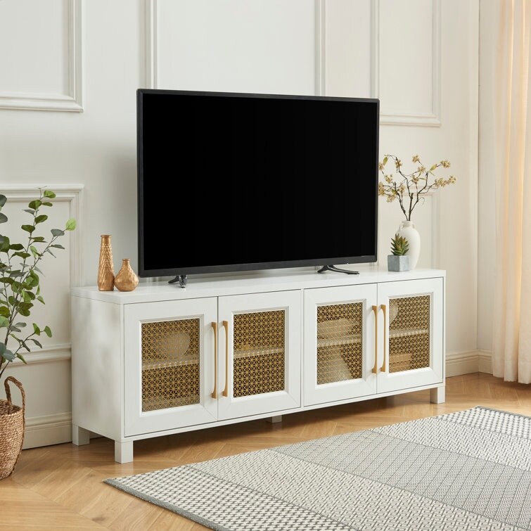 White Oak Finish TV Stands Bed Bath Beyond