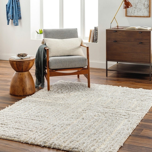 Luxe Weavers Modern Geometric Wave Area Rug, Stain Resistant Carpet ...