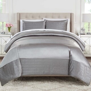 Martex Desiree Silver Comforter Set - Bed Bath & Beyond - 38265449
