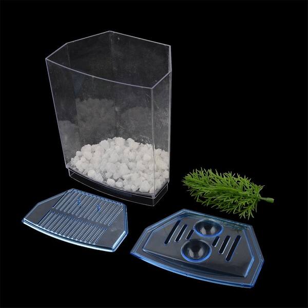 Fishbowl Aquarium Plastic Mini Fish Tank Tree Decor Fry Container Cage ...