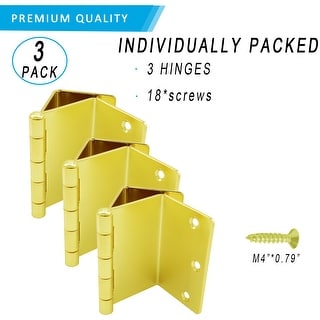 Door Hinge Expandable 3.5 Inch, 3 Pack - Bed Bath & Beyond - 42338496