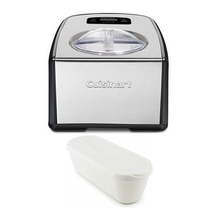 Cuisinart ICE100 Compressor Ice Cream and Gelato Maker with Ice Cream ...