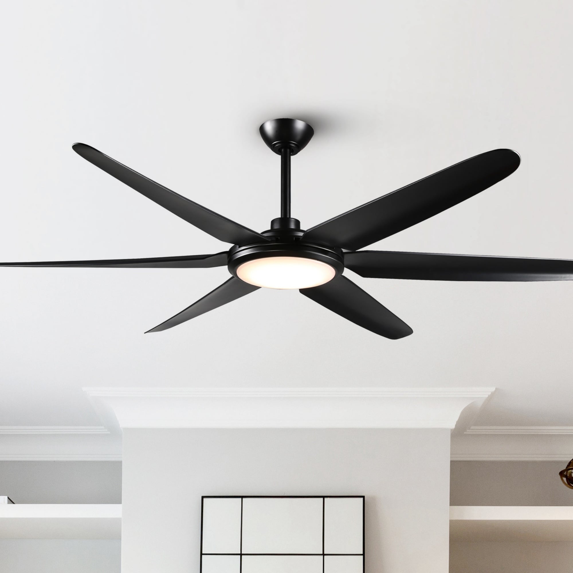 Hunter 52" Dempsey Outdoor Ceiling Fan with LED Light Kit and Handheld ...