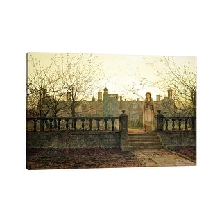 iCanvas "Lady bountiful" by John Atkinson Grimshaw Canvas Print - Bed ...