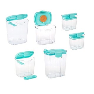 Progressive Prepworks ProKeeper 6 Piece Kitchen Clear Plastic Airtight ...