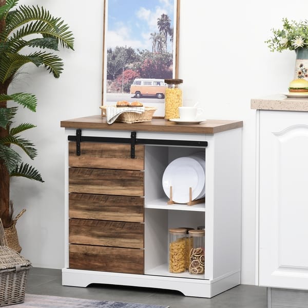 rustic side cabinet