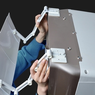 Adjustable Vertical Air Conditioner Wind Outlet Deflector Shield Baffle ...