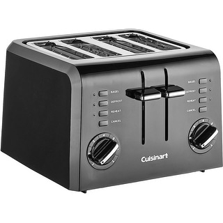 Cuisinart CPT-142BK 4-Slice Compact Plastic Toaster, Black - Bed Bath ...