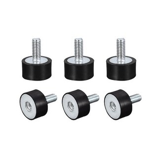 Rubber Mounts 6pcs Vibration Isolator Shock Absorber - Bed Bath ...