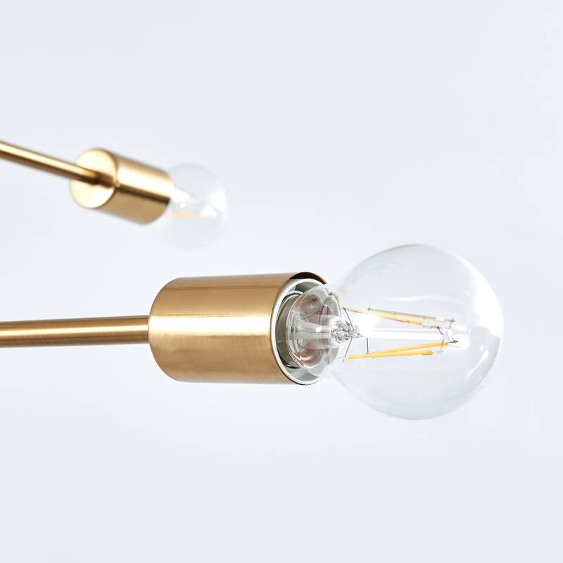 6-Light Chandelier Modern Sputnik Geometric Pendant Light - Bed Bath ...