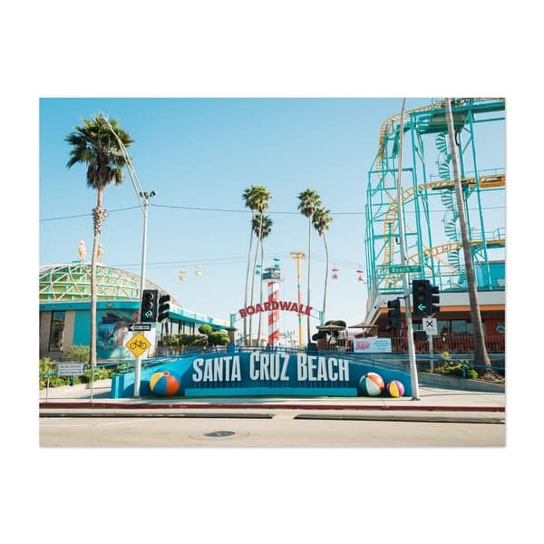 Santa Cruz California Santa Cruz Beach Photography Art Print/Poster ...