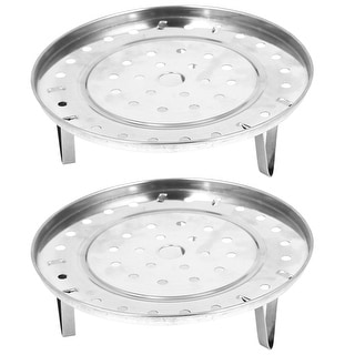 Stainless Steel 3 Legs Steamer Rack Food Steaming Stand 19cm 2pcs ...