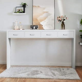 Stylish Modern Console Table with Hidden Drawers - Bed Bath & Beyond ...