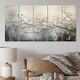 Designart "Tree Monochrome Ethereal Reverie I" Floral Multipanel Canvas ...