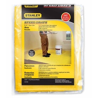 Stanley SDAD508 Speed Drop Area Drop Cloth, 5' x 8' - Bed Bath & Beyond ...