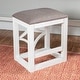 Crewson Wood 2-Piece Nesting Rolling Console with 3 Stools - Bed Bath ...