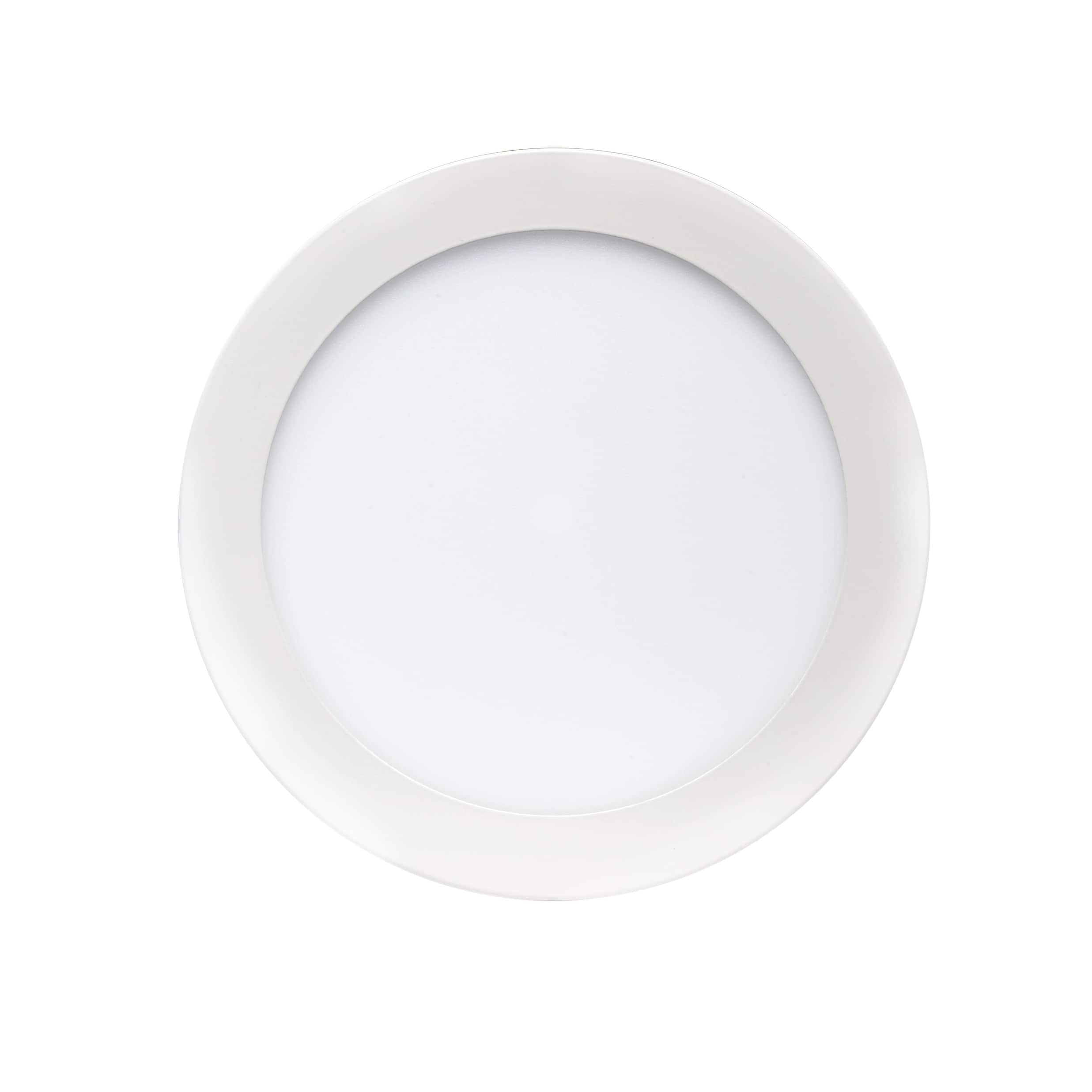 24W LED DW Downlight Edge-lit 8 in 5000K 120V Round Remote Driver - Bed ...