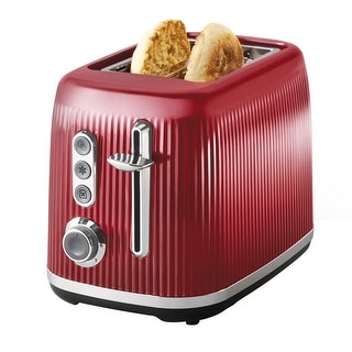 Oster Retro 2 Slice Toaster with Extra Wide Slots in Red - Bed Bath ...
