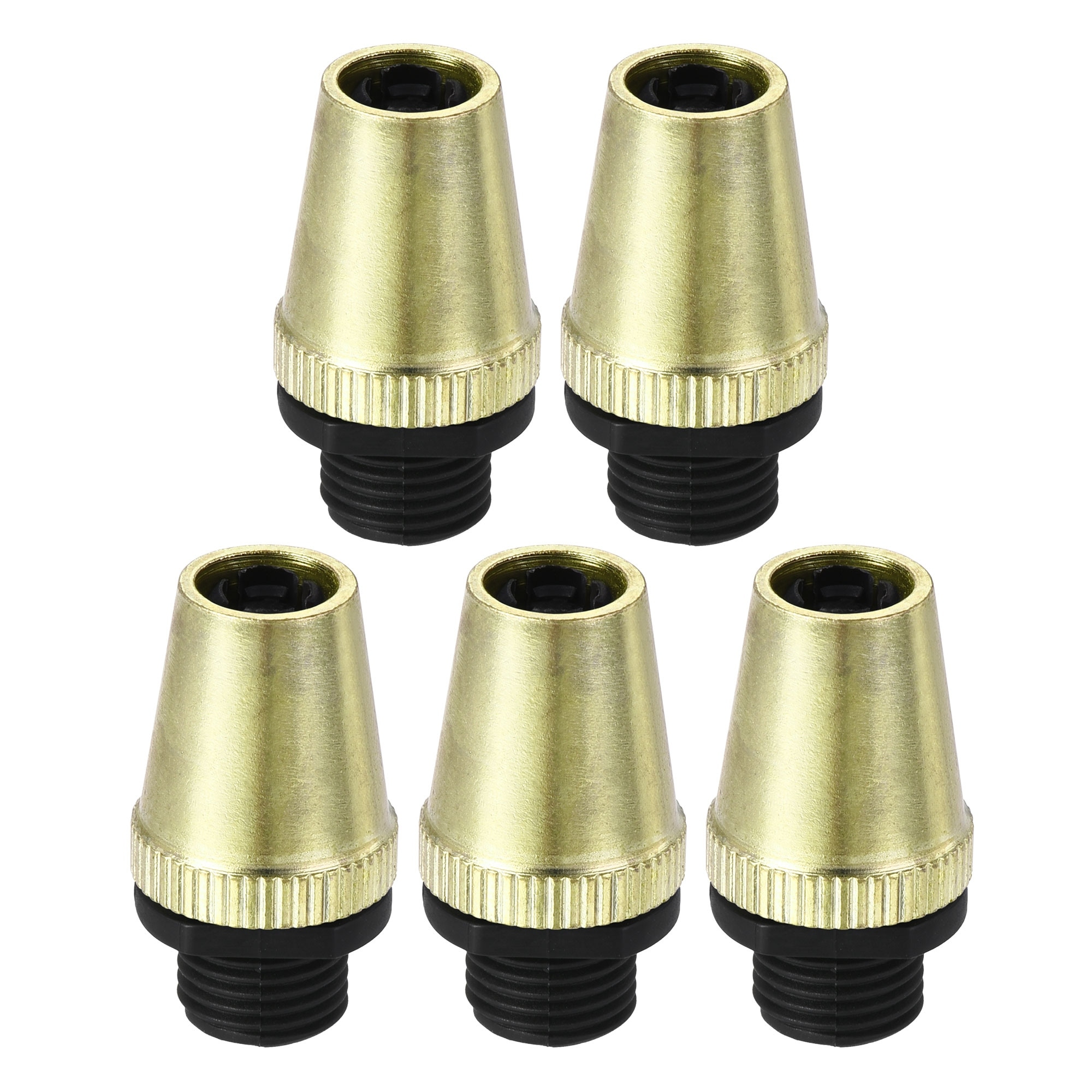 Cable Glands Strain Relief Cord Grips Metal Gold 10Pcs for Wiring ...