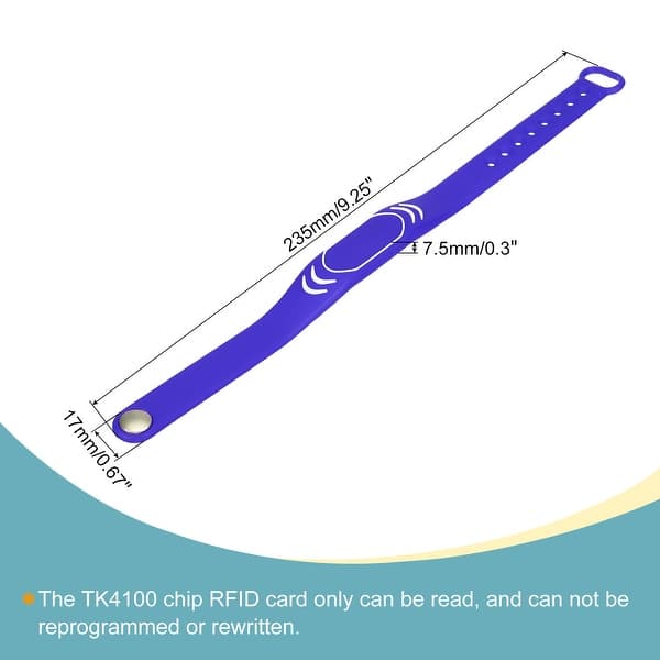 ID Card Key Wristband RFID Proximity 125KHz TK4100 Read Only Token Tag ...