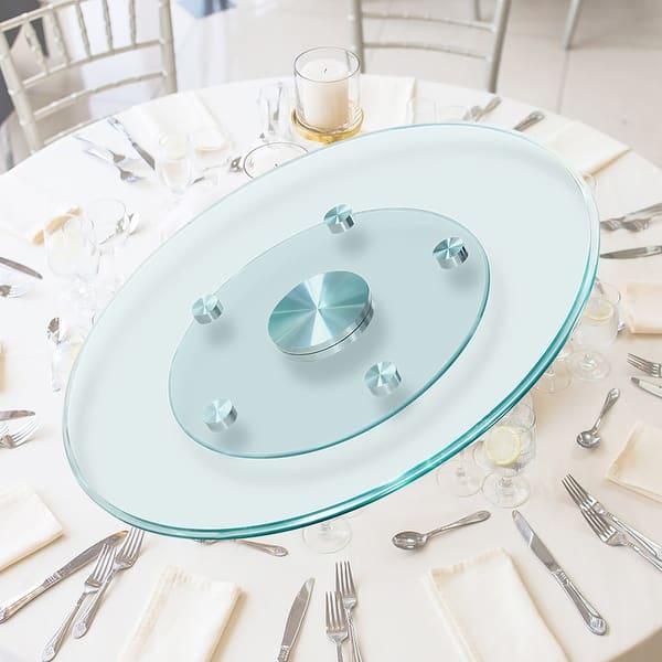 Lazy Susan Turntable for Dining Table Tabletop Rotating Tray - Bed Bath ...
