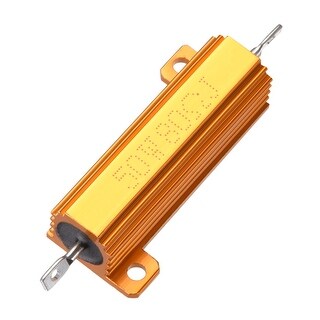 50W 80 Ohm Aluminium Housing Chassis Mount Wirewound Power Resistor ...