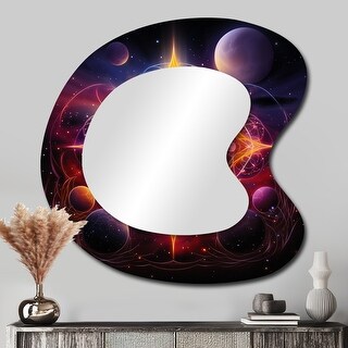 Designart - Cosmic Bliss Galactic Eruption - Boho Mandala Metal Art ...