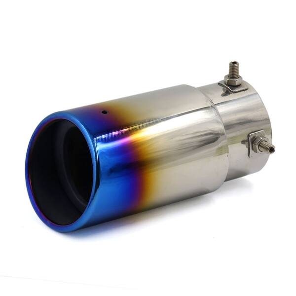 Vehicle Car Titanium Blue Exhaust Muffler Tip Pipe Silencer for Honda ...