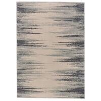 Plaza Gradient Textured Striated Area Rug, Blue Fox/Steel Gray - Bed ...