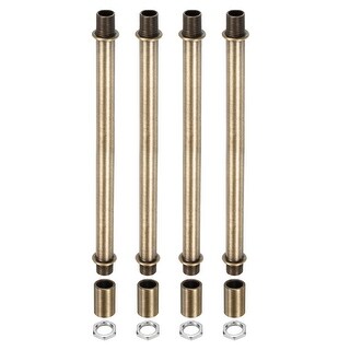 4set M10x1 Threaded Extension Rod Kit 150mm Coupling Nut Pipe Hex Nut ...