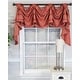 RLF Home Design Ribbon Stripe Victory Swag 3-Scoop Window Valance - Bed ...