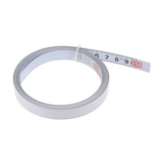 Adhesive Tape Measure 250cm Middle to Both Sides Read Steel Sticky ...