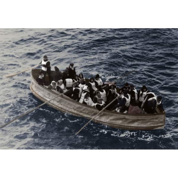 Titanic Lifeboat Collapsible D With A Wooden Bottom And Canvas Sides ...