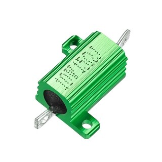 Aluminum Case Resistor 10W 15 Ohm Green Wirewound with Rod Post 10W15RJ ...