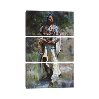 iCanvas "His Stately Attire" by David Edward Kucera 3-Piece Canvas Wall ...