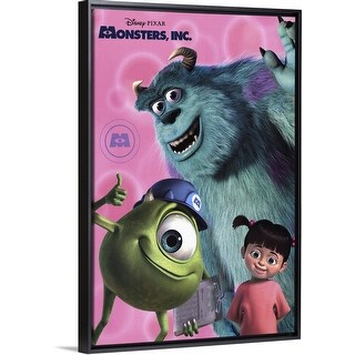 "Monsters, Inc. (2001)" Black Float Frame Canvas Art - Bed Bath ...
