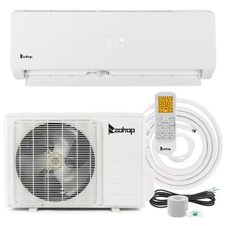 ZOKOP 24000 BTU 230V WIFI Mini Split Air Conditioner with Heater and ...