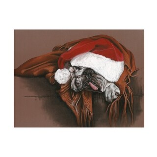 Barbara Keith 'Overworked Elf' Canvas Art - Brown - Bed Bath & Beyond ...